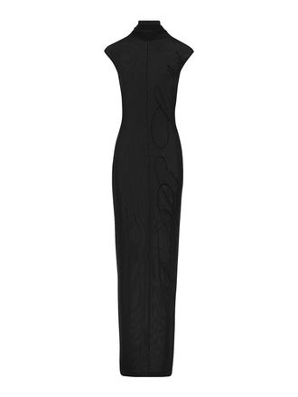 Jean Paul Gaultier Maxikleid - Schwarz