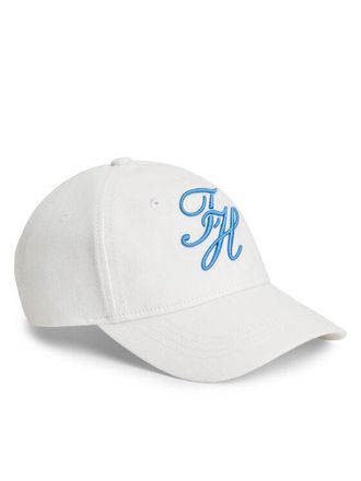 Tommy Hilfiger Cap Logo Embroidery Baseball Cap AW0AW18338 Wei&szlig;