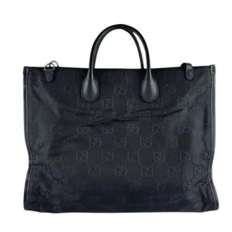 Gucci Pre-owned Nylon Tote Bag - Homme - Pre-owned - Noir - Taille: ONE Size