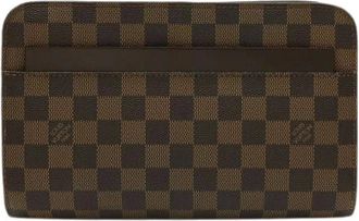 Louis Vuitton Pre-owned Sac pochette Damier Canvas N51993 - Homme - Pre-owned - Brun - Taille: ONE Size