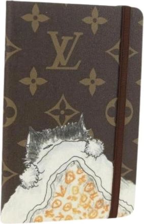 Louis Vuitton Pre-owned Pochette Notes - Femme - Pre-owned - Brun - Taille: ONE Size