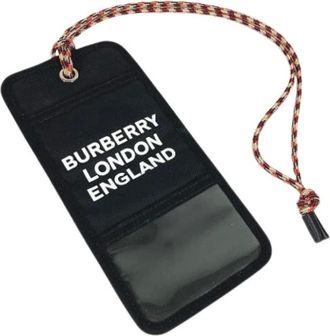 Burberry unisex, Pre-owned, Noir, Taille: ONE Size Nylon Home-Office Pre-owned