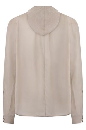 Our Legacy Mens Shirt Ghost Wax Beige Cuprammonium Rayon