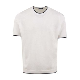 Drumohr Wei&szlig;er Pullover Modell D9Lc100Z - - Tops - Herren - Wei&szlig; - L