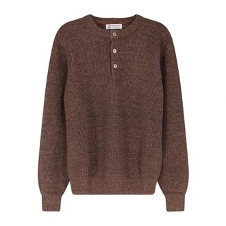 Brunello Cucinelli Herren, Strickwaren, Braun, LGr&ouml;&szlig;e