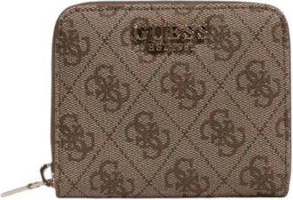 Guess Femme, Accessoires, Brun, Taille: ONE Size Portefeuille femme en polyuréthane marron