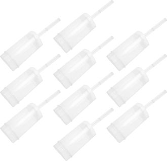 Valiclud 10 St&uuml;ck Herzf&ouml;rmige Push up Cake Pop Beh&auml;lter Kunststoff Eisbeh&auml;lter f&uuml;r Desserts Einfach zu Reinigen f&uuml;r Geburtstage Familienfeiern und Festliche An