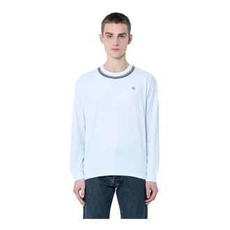 Levi's Homme, Sweatshirts et sweats à capuche, Blanc, Taille: S T-Shirt à Logo Imprimé