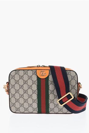 Gucci All Over Logo Leather Shoulder Bag Gr&ouml;&szlig;e Unica