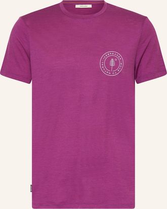 Icebreaker T-Shirt Merino 150 Tech Lite Aus Merinowolle lila