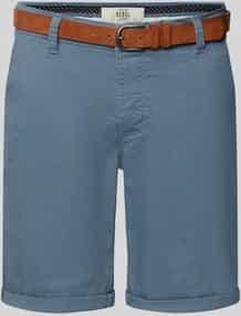 Redefined Rebel Regular Fit Chino-Shorts mit Gürtel Modell MIKE
