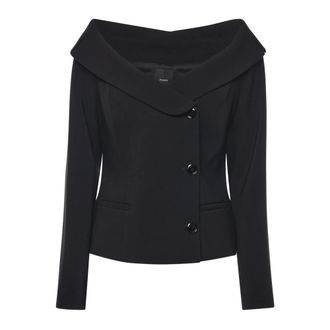 Pinko Pinko, Femme, Vestes, Noir, Taille: 34 FR Antonina Jacket