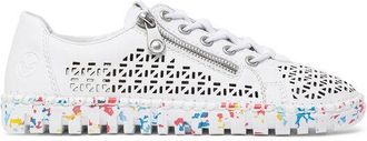 Rieker Halbschuhe M2357-80 Wei&szlig;