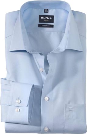 Olymp Olymp, Homme, Chemises, Bleu, Taille: 3XL Luxor Modern Fit Shirt