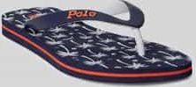 Polo Ralph Lauren Flip Flops mit Allover-Muster-Sohle