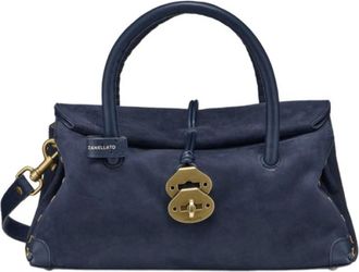 Zanellato Femme, Sacs, Bleu, Taille: ONE Size Sacs &agrave; main pour femmes Bleu Ss26