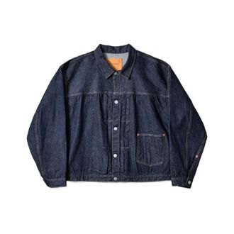 Kaptain Sunshine Kaptain Sunshine, Homme, Vestes, Bleu, Taille: L Veste Denim Tracker 1P