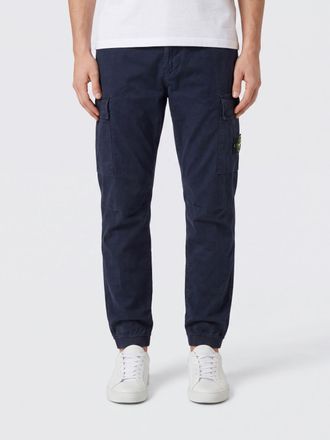 Stone Island Pantalon cargo slim fit en tissu technique stretch avec logo Compass