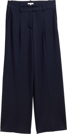 Tom Tailor Damen 1048070 TTLEA Wide Leg Hose, 10668-Sky Captain Blue, 34W / 30L