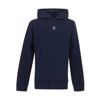 14Bros 14 Bros, Homme, Sweatshirts et sweats à capuche, Bleu, Taille: M Bulleye à capuche