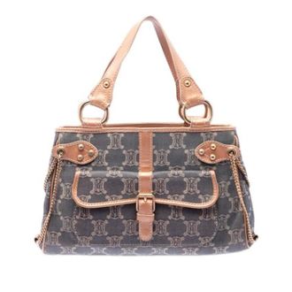 Celine Sac &agrave; main en jean doccasion - Femme - Pre-owned - Bleu - Taille: ONE Size