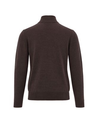 HUGO BOSS Zip-Up Sweater - Brown