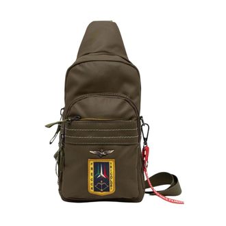 Aeronautica Frecce Crossbody Bag - Homme - Sacs - Vert - Taille: ONE Size