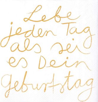 Räder Mix & Match Cocktailservietten Lebe jeden