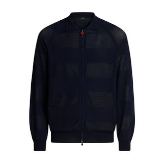Kiton Herren, Jacken, Blau, MGr&ouml;&szlig;e
