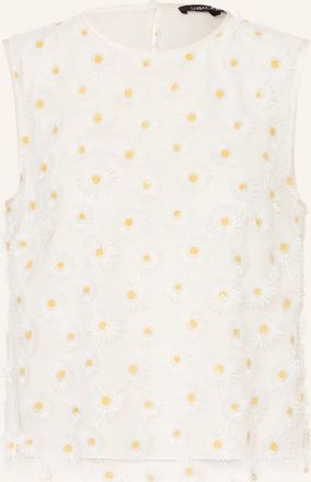Luisa Cerano Luisa Cerano Blusentop Mit Pailletten weiss