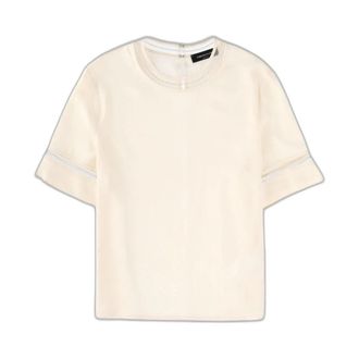 Fabiana Filippi Oberteil aus Acetatseide - - Tops - Damen - Beige - M