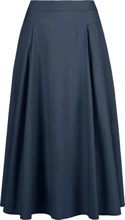 Bomboogie Femme, Jupes, Bleu, Taille: 38 FR Jupe large pliss&eacute;e