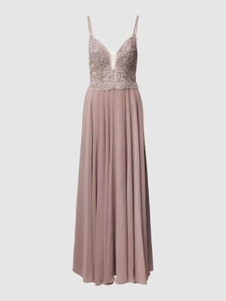 Mascara Abendkleid mit floraler Stickerei