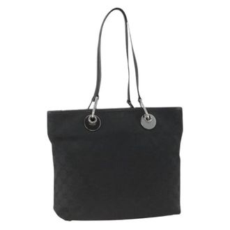 Gucci Pre-owned Vintage GG Canvas Tote Bag - - Pre-owned - Damen - Schwarzk - ONE SIZE