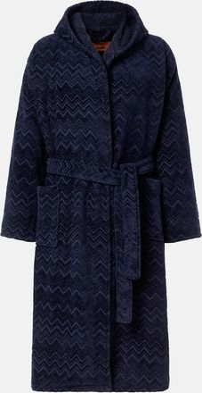 Missoni Bademantel aus Baumwollfrottee