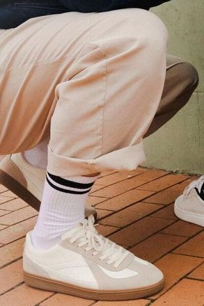 Calzedonia Gemusterte Herrensocken Wei&szlig;