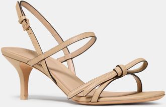Kate Spade New York Kate Spade Loop Kitten-Heel-Sandalen f&uuml;r Frauen in Strandsand, Gr&ouml;&szlig;e: 40.5 | Milano Calf