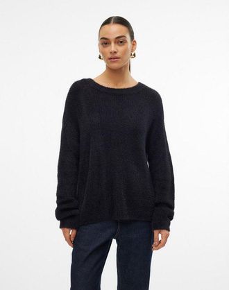 Vero Moda Strickpullover VMPUFF LS O-NECK PULLOVER BOO