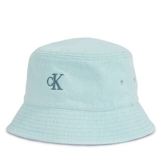 Calvin Klein Hut Calvin Klein Embro Monogram Denim Bucket Hat LV04K5021G Himmelblau