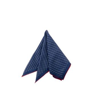 Herm&egrave;s Pre-owned Silk Handkerchief - Femme - Pre-owned - Bleu - Taille: ONE Size