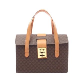 Celine Sac &agrave; main Macadam Pre-owned - Femme - Pre-owned - Brun - Taille: ONE Size
