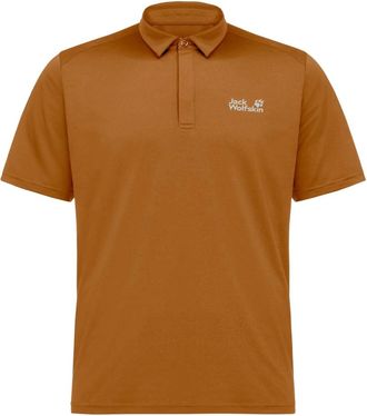 Jack Wolfskin Homme, Sport, Orange, Taille: S Delgami Polo M