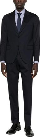 Lardini Homme, Costumes, Bleu, Taille: M Single Breasted Suit