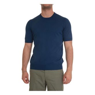 Gran Sasso Homme, Tops, Bleu, Taille: 2XL T-shirt Jersey uni, Col rond, Coupe r&eacute;guli&egrave;re