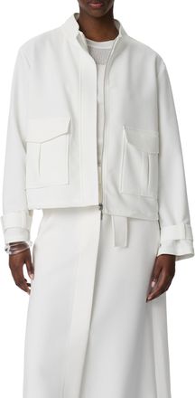 Comma Weite Blouson-Jacke mit Struktur und Tunnelzug