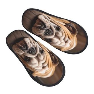 Generic Bouledogues Anglais Unisexe Pantoufles Confortable Chaussons Respirantes Slippers Pour Ext&eacute;rieur Int&eacute;rieur Hiver L