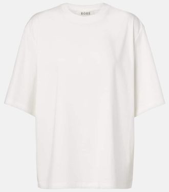R&oacute;he R&oacute;he T-shirt oversize en coton m&eacute;lang&eacute;