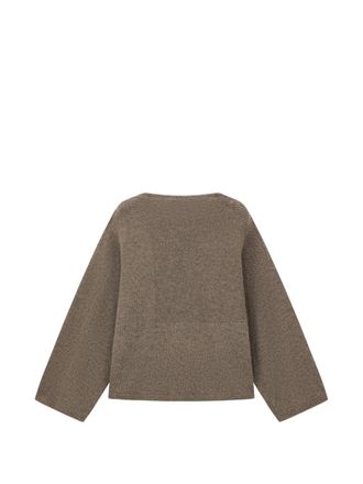 Emporio Armani Wool Fine Knit Sweater - Grey
