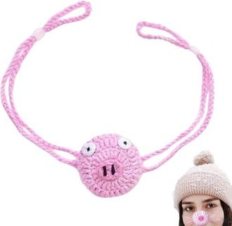 Generic Cache-nez en crochet - &Eacute;quipement dhiver amusant et r&eacute;glable, visage thermique tricot&eacute;, protection douce pour les oreilles, accessoire dext&eacute;rieur par 