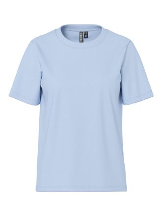 Pieces Damen Pcria Ss Solid Tee Noos Bc T-Shirt 17140802,Cashmere Blue,XS